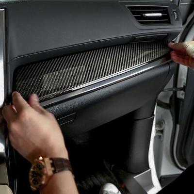 China Carbon Fiber Middle Screen Front Dashboard Cover for Toyota Alphard Crown Vellfire 30 MPV Interior Accessories Left/Right Drive for sale