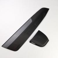 China Carbon Fiber Middle Screen Front Dashboard Cover for Toyota Alphard Crown Vellfire 30 MPV Interior Accessories Left/Right Drive for sale