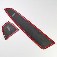 China Carbon Fiber Middle Screen Front Dashboard Cover for Toyota Alphard Crown Vellfire 30 MPV Interior Accessories Left/Right Drive for sale