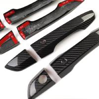 China Carbon Fiber Door Handle Cover for HONDA Civic Accessories Tenth Generation Civic Type R FK8 16-20 Car Exterior Accessories for sale