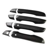 China Carbon Fiber Door Handle Cover for HONDA Civic Accessories Tenth Generation Civic Type R FK8 16-20 Car Exterior Accessories for sale
