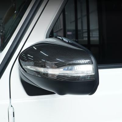 China Carbon Fiber Mirror for 2019 Mercedes AMG G63 Brabus Upgrade Supplies G500 G65 W464 W463A 4x4 Accessories Rearview Mirror Cover for sale