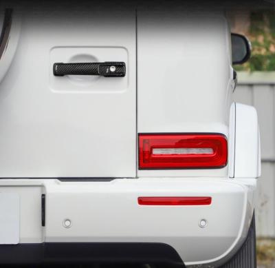 China Carbon Fiber Door Handle Cover Trims for AMG G63 Brabus G500 W463A G550 Mercedes W464 Car Exterior G Class 4x4 Accessories for sale
