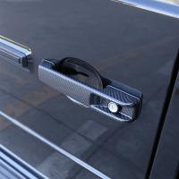 China Carbon Fiber Door Handle Cover Trims for AMG G63 Brabus G500 W463A G550 Mercedes W464 Car Exterior G Class 4x4 Accessories for sale