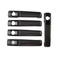 China Carbon Fiber Door Handle Cover Trims for AMG G63 Brabus G500 W463A G550 Mercedes W464 Car Exterior G Class 4x4 Accessories for sale