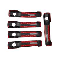 China Carbon Fiber Door Handle Cover Trims for AMG G63 Brabus G500 W463A G550 Mercedes W464 Car Exterior G Class 4x4 Accessories for sale