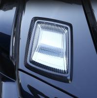 China Carbon Fiber Hood Light Frame for AMG G63 Mercedes W464 W463A Brabus G500 G65 4x4 Accessories Front Headlight Frame Car Exterior for sale