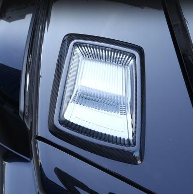 China Carbon Fiber Hood Light Frame for AMG G63 Mercedes W464 W463A Brabus G500 G65 4x4 Accessories Front Headlight Frame Car Exterior for sale