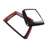 China Carbon Fiber Hood Light Frame for AMG G63 Mercedes W464 W463A Brabus G500 G65 4x4 Accessories Front Headlight Frame Car Exterior for sale