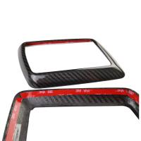China Carbon Fiber Hood Light Frame for AMG G63 Mercedes W464 W463A Brabus G500 G65 4x4 Accessories Front Headlight Frame Car Exterior for sale