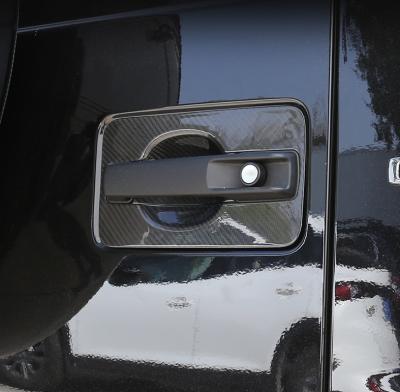 China Carbon Fiber Door Bowl Rear Handle Cover Carbon Accessories for Mercedes Benz AMG G63 for  G500 G65 4x4 Spare Tire for sale