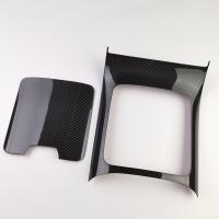 China W223 Carbon Fiber Interior Center Screen Middle Gear Shift Panel for Maybach S480 Mercedes S Class 2021 AMG S400L AMG S450L for sale