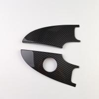 China 2021 W223 Carbon Fiber Door Inner Side Button Bezel Armrest Panel for Maybach S480 Mercedes S400L AMG S450L S Class Accessories for sale