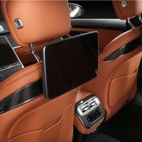 China W223 Carbon Fiber Car Seat Rear Display Trim Interior Accessories for Maybach S480 AMG S400L S450L Mercedes S Class 2021 for sale