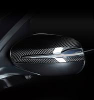 China Carbon Fiber Mirror Cap Sticker Mercedes Benz AMG GLS Accessories GLE350 GLE GLS450 W167 Car Exterior Suppliers Automotive Parts for sale
