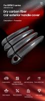 China For BMW 3 SERIES Car DOOR HANDLES DRY CARBON FIBER MATERIALS and EASY to INSTALL  Custom-made Model for sale