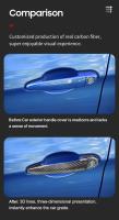 China For BMW 3 SERIES Car DOOR HANDLES DRY CARBON FIBER MATERIALS and EASY to INSTALL  Custom-made Model for sale