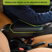 China For Suzuki Jimny 19-23 Models Compatible Leather Central Storage Organizer Modified Original Sliding Armrest Box No Drilling for sale