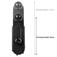 China For Adjustable 17mm Ball Head Car Mount Bracket Telescopic Universal Navigation Extension Rod Universal Accessory for Navigation for sale