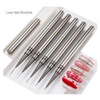 China Focstar Nail Liner Brush 6mm 9mm 12mm 15mm 18mm Nail Design Brushes for sale