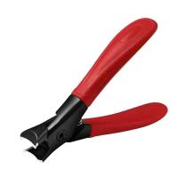 China Curved Blade Finger Nail Clipper Durable Stainless Steel ABS Handle Wide Jaw Opening for sale