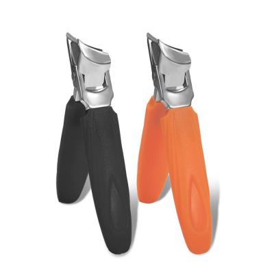 China Customized Pedicure Nail Clipper Plastic Handle Cuticle Nipper Tool for sale