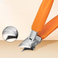 China Customized Pedicure Nail Clipper Plastic Handle Cuticle Nipper Tool for sale