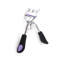 China Plastic Hot Pink Eyelash Curler Soft Silicone Pad Colorful Eye Makeup Tool for sale