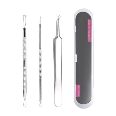 China Focstar Blackhead Acne Set Pimple And Blackhead Remover Tweezers ODM for sale