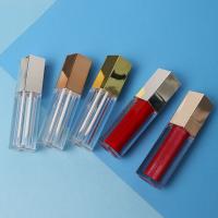 China Pentagonal Lip Gloss Tube FOCSTAR 5ml Lip Gloss With Silk Screen Printing for sale