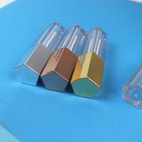 China Pentagonal Lip Gloss Tube FOCSTAR 5ml Lip Gloss With Silk Screen Printing for sale