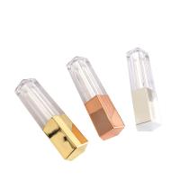 China Pentagonal Lip Gloss Tube FOCSTAR 5ml Lip Gloss With Silk Screen Printing for sale