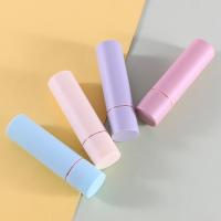 China Colorful Plastic Lipstick Tube Container 21.5mm Diameter Lipstick Bottles for sale