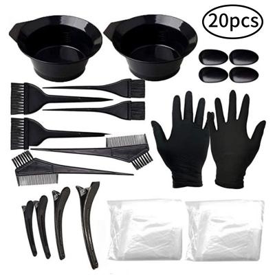 China 20 Pieces Hair Coloring Tools 20pcs Hair Color Kits Professional for sale