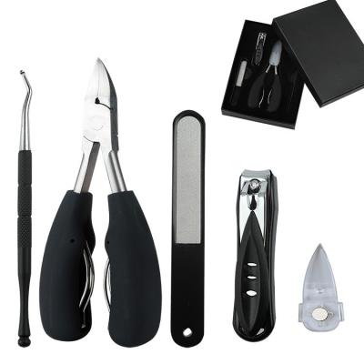 China Stainless Steel Nail File Cleaning Pick Ingrow Cuticle Nipper Pliers Set Nail for sale