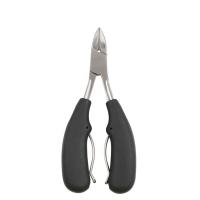 China Customized Finger Nail Clipper Stainless Steel Cuticle Nippers Black for sale