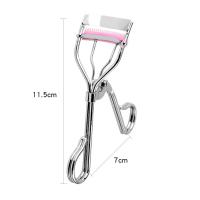 China Eyelash Curler Metal Tool Featuring Built-in Comb and Brush for Eyelashes for sale