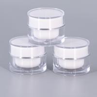 China Transparent Loose Face Powder Container 5g 10g 20g 30g Translucent Powder Container for sale