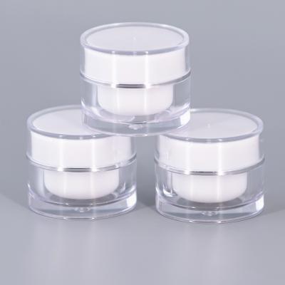 China Transparent Loose Face Powder Container 5g 10g 20g 30g Translucent Powder Container for sale