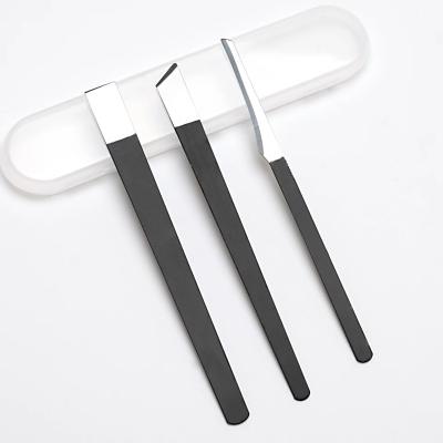 China 13cm High Manganese Steel Ingrown Toenail Pedicure Knife Peeler with Carry Box for sale