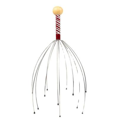 China FOCSTAR Stainless Steel Scalp Massager Handheld Stainless Steel Head Massager for sale
