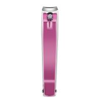 China Colorful Carbon Steel Nail Clippers Focstar Toenail Clippers With Nail File Purple Green for sale