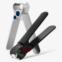 China Wide Mouth Stainless Steel Cute Finger Nail Clipper with Safe Lock Luxury Design for sale