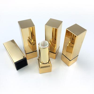 China Gold Biodegradable Lipstick Tubes Dia 20mm-24.9mm Lipstick Container Empty for sale
