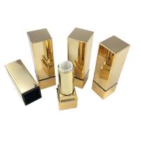 China Gold Biodegradable Lipstick Tubes Dia 20mm-24.9mm Lipstick Container Empty for sale