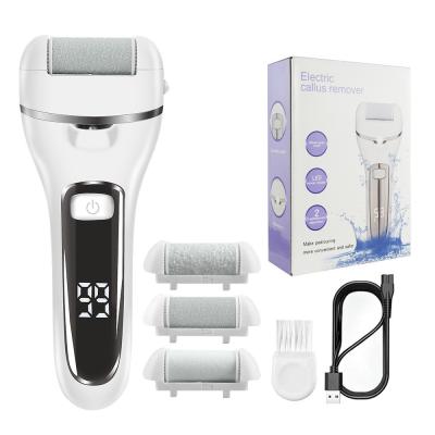 China Foot File ABS Ceramic Rechargeable Electric Foot Shaver Callus Remover Skin Grinder for sale