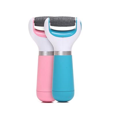 China Blue Electric Foot File Callus Remover Shaver Pedicure Tool Featuring ABS and Sand Grinder Custom Logo Option BT7077 for sale
