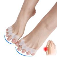 China Disposable Pedicure Toe Separator Spacers Soft Gel Feet Care Corrector for sale