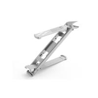 China Ultra Thin Nail Clipper Cutter 2 in 1 Straight Slant Dual Heads OEM Acceptable for sale