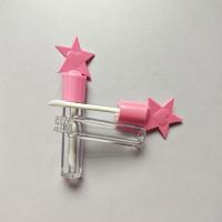 China Red Star Lip Gloss Wand Tubes 25ml Cute Lip Gloss Containers for sale